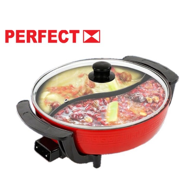 Nồi Lẩu Điện Đa Năng 2 Ngăn Perfect PF-A2N Chống Dính 5L 1360W - Hàng ...