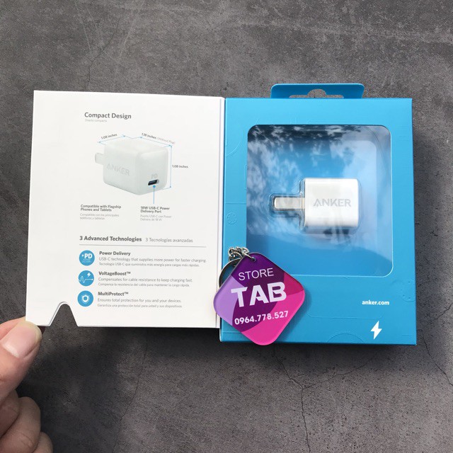 Củ Sạc Anker PowerPort PD NANO 18w - A2716 (Bảo Hành 18T) | Shopee Việt Nam