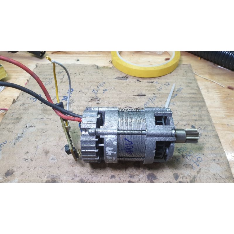 Motor BLDC liền điều tốc Ryobi, DC không chổi than, kích thước tương ...