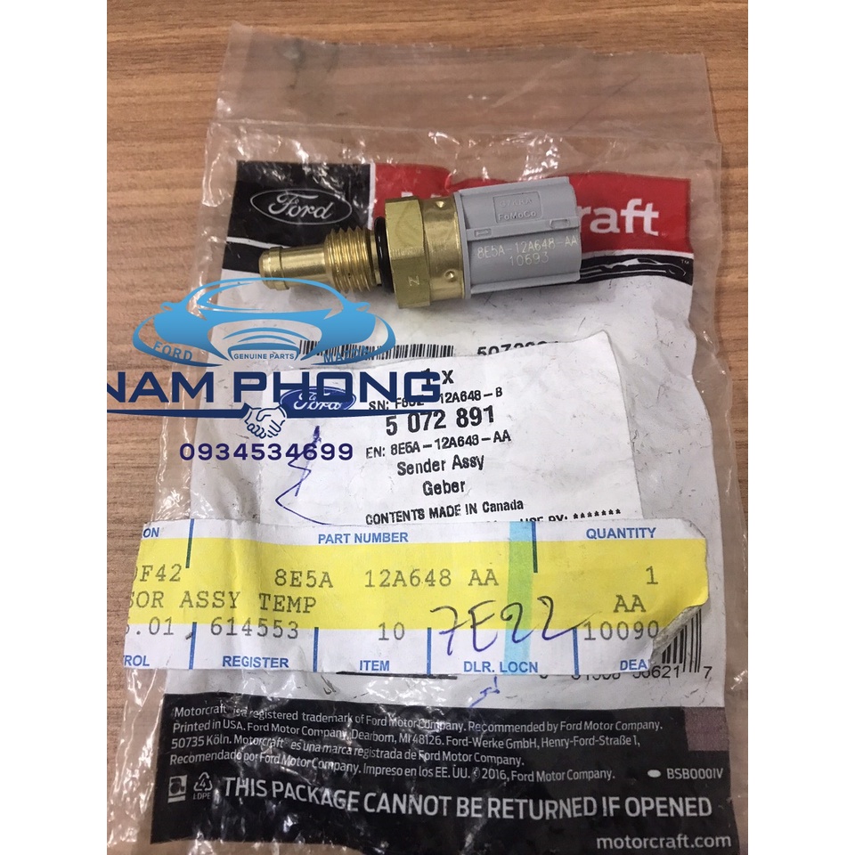 Cảm biến nhiệt độ nước Focus Mondeo 2.0 05 - 12 công tắc quạt ...