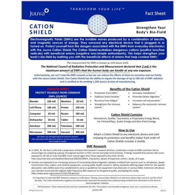 Cation Shield 1 cặp (nút dán chặn sóng điện từ) | Shopee Việt Nam