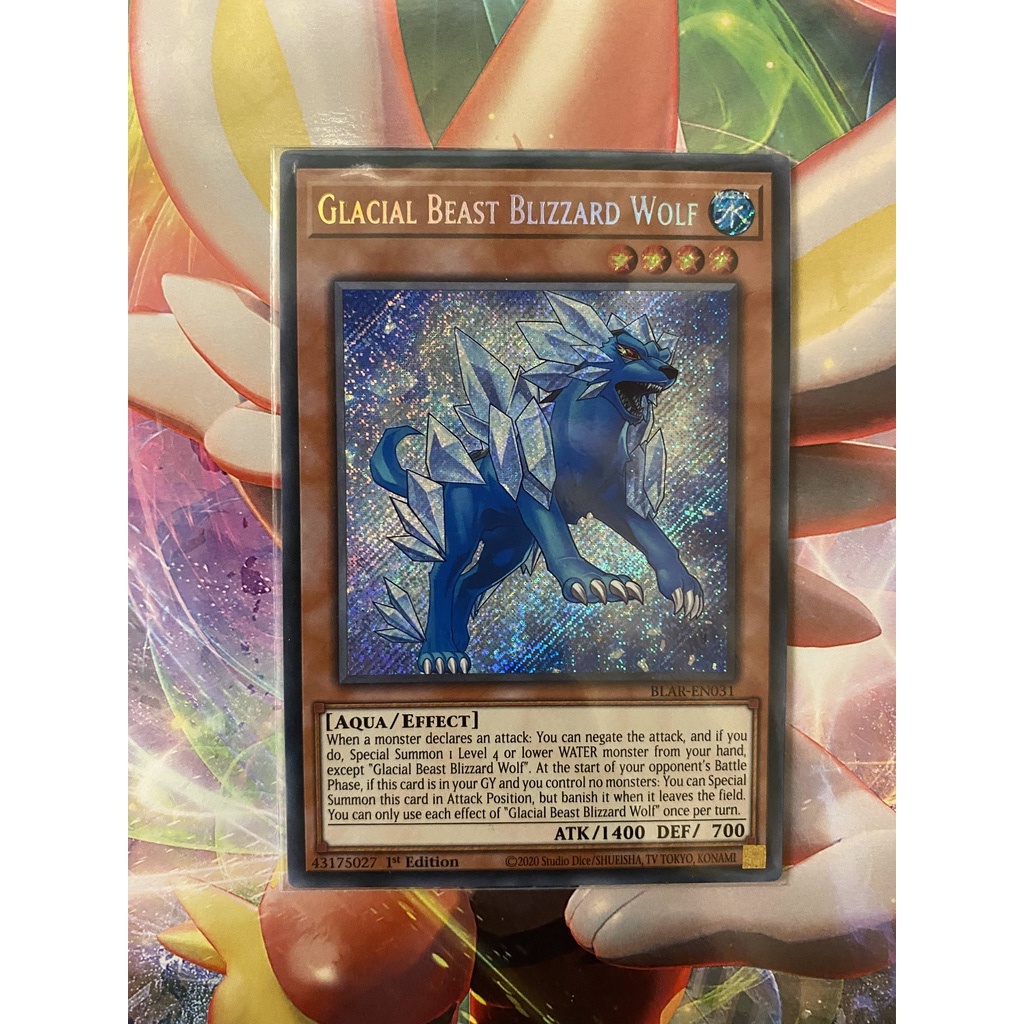 [Thẻ Bài Yugioh Chính Hãng] Glacial Beast Blizzard Wolf | Shopee Việt Nam