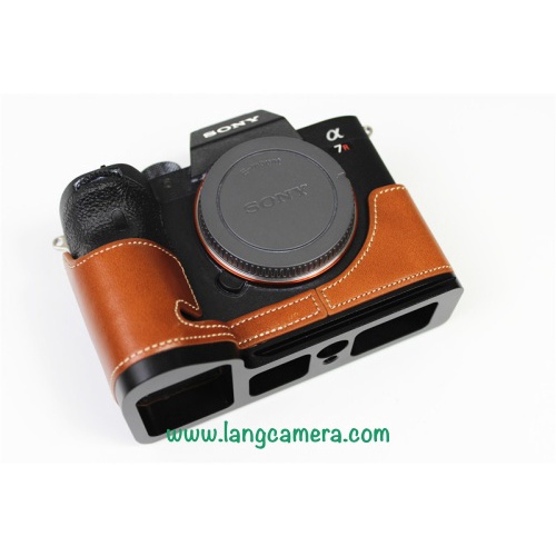 Bao Da kiêm L-Plate cho Sony A7m3, A7r3, A7r4 (da thật) | Shopee Việt Nam