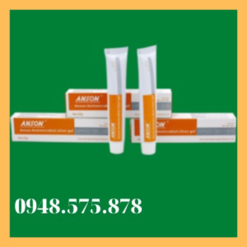 1 tuyp Gel bạc kháng khuẩn Anson | Shopee Việt Nam