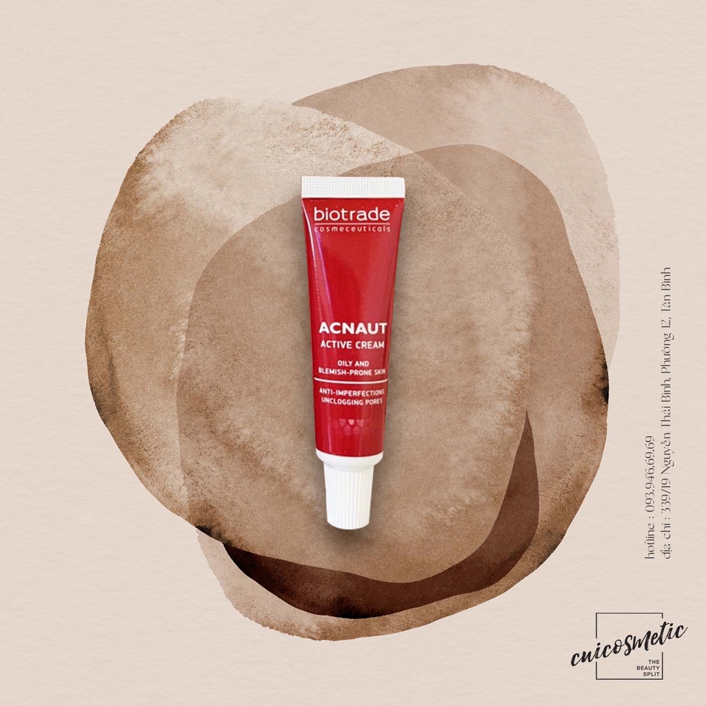 ( 5ml/15ml/30ml ) Kem Chấm Mụn - BIOTRADE ACNAUT ACTIVE CREAM | Shopee ...