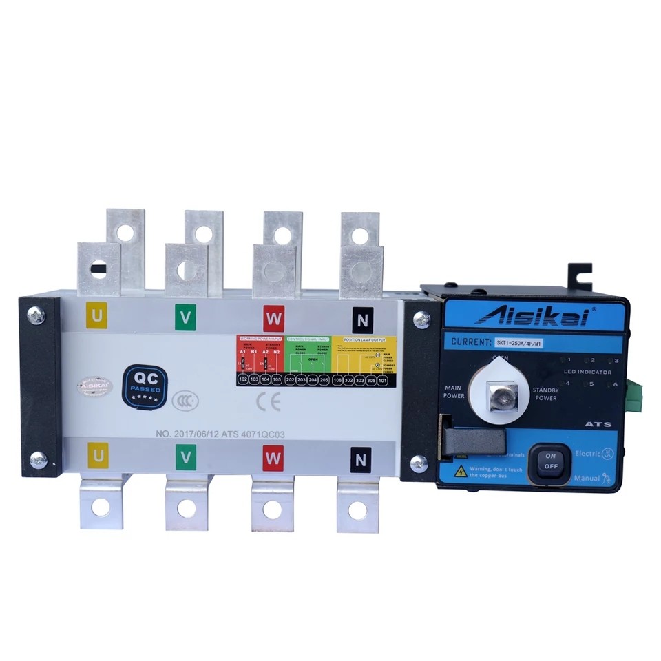 Bộ chuyển nguồn tự động ATS Aisikai SKT1 250A 4P | Shopee Việt Nam