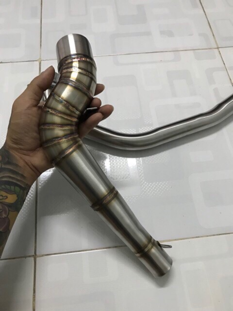 Co nối, khúc cong cổ pô hai khúc inox 304 gắn mọi xe | Shopee Việt Nam