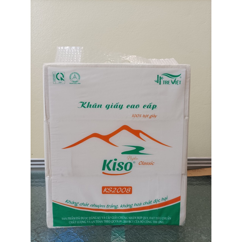 Giấy ăn Nhà hàng KISO bịch lớn, siêu dai 100% bột giấy nguyên sinh, không bụi | Shopee Việt Nam