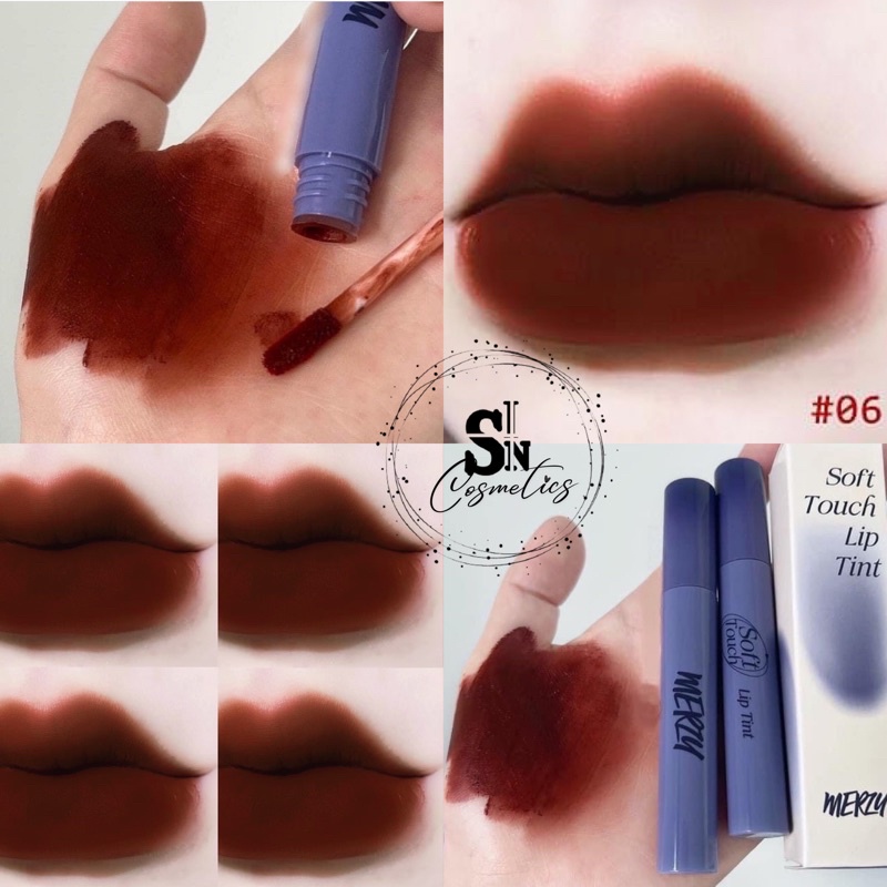 Son kem Merzy Soft Touch Lip Tint ver 1 ver 2 SL1 SL2 SL3 SL4 SL5 SL6 ...