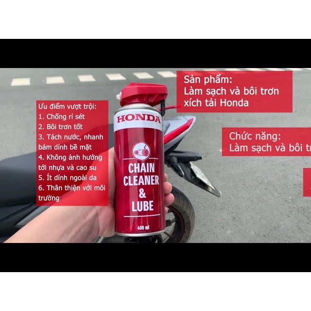 [HÀNG CHÍNH HÃNG ] Dung Dịch Vệ Sinh Xích Tải Honda Chain Cleaner ...