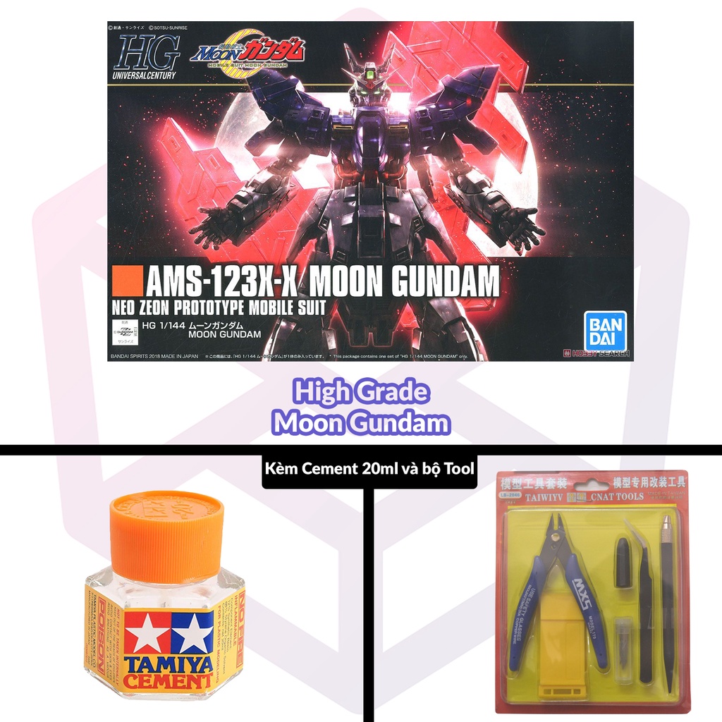 [Pre-Order] Mô Hình Gundam Bandai HG 215 Moon Gundam 1/144 MS Moon ...