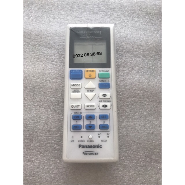 Remote Máy Lạnh PANASONIC INVERTER - Điều Khiển Điều Hoà PANASONIC ...