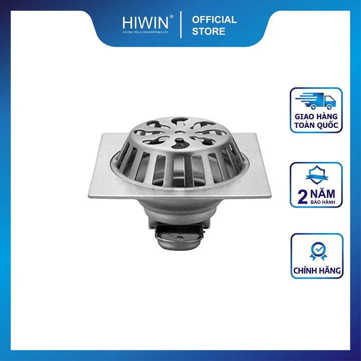 Cầu chắn rác inox 304 mặt mờ ngõng trọng lực kích thước 100x100mm HIWIN FD-76 | Shopee Việt Nam