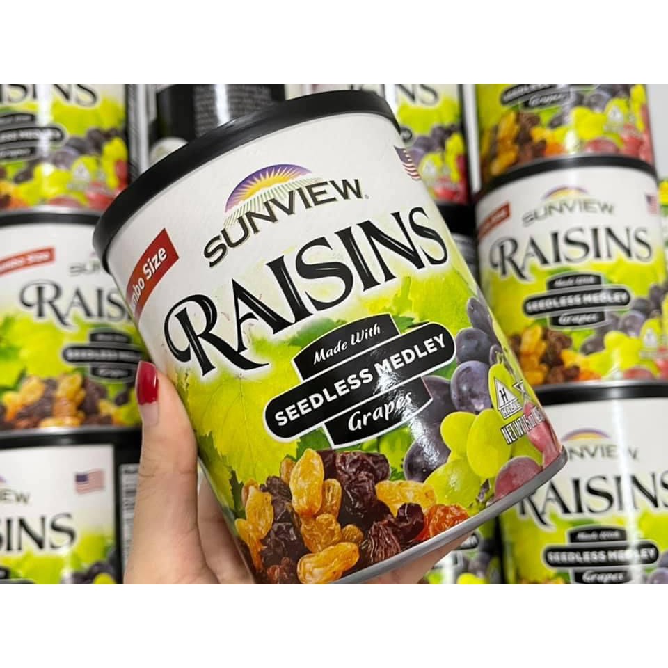 NHO KHÔ HỖN HỢP SUNVIEW RAISINS HŨ 425G | Shopee Việt Nam