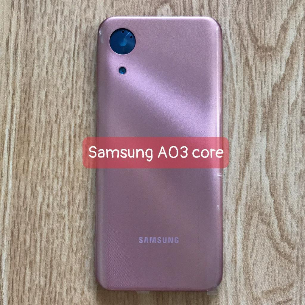 Bộ vỏ Điện thoại Samsung Galaxy A03 Core zin kèm kính camera,nút bấm ...