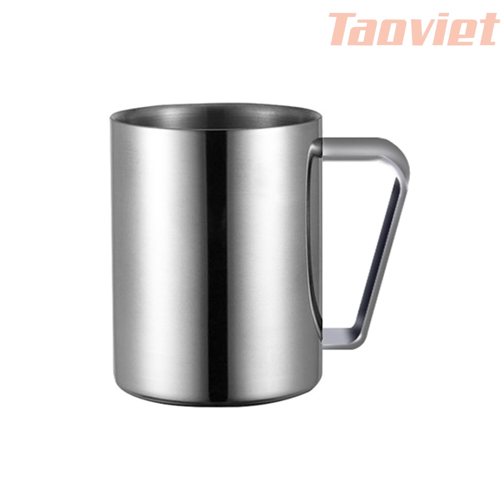 Ca Inox 304 cao cấp dung tích 500ml KHÔNG NẮP Ly Inox có quai hai lớp ...