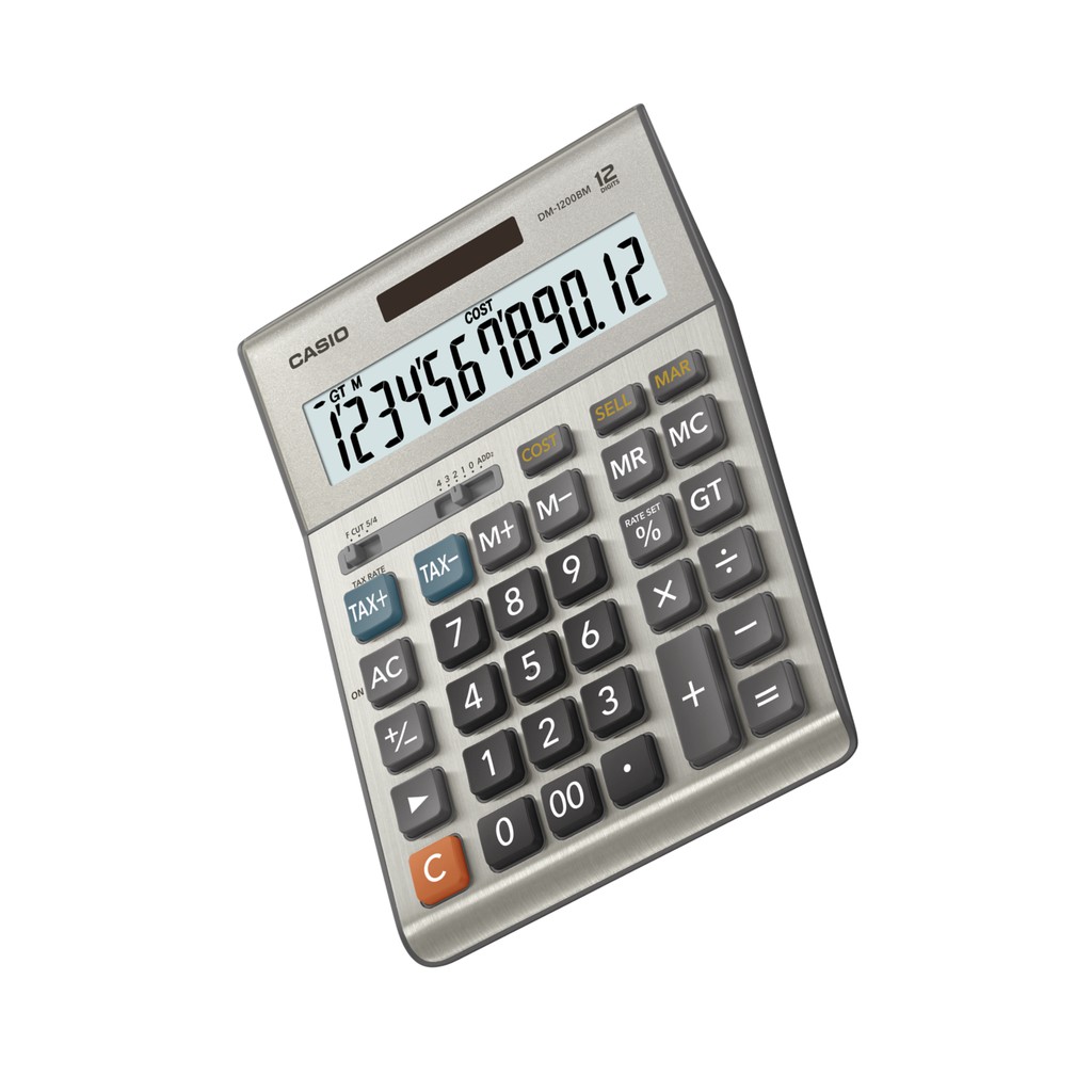 Máy Tính Casio DM1200 Cỡ Lớn Mặt Kim Loại Chính Hãng [BH 7 năm ...