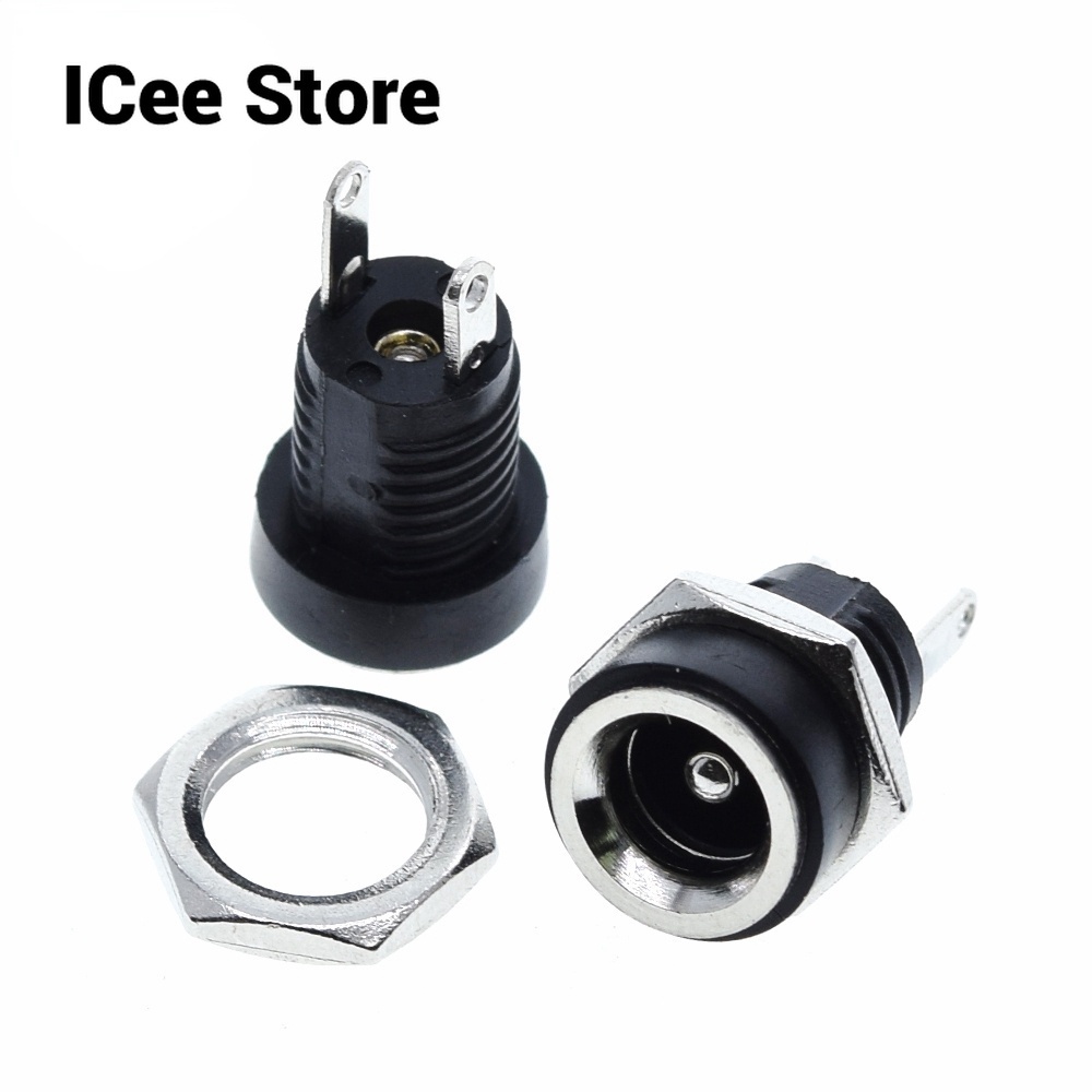 Set 5 Cặp Jack Cắm DC-022B + DC 022 5.5x2.1mm 5.5x2.5mm 5.5 * 2.1 5.5 * 2.5Mm Chuyên Dụng ...