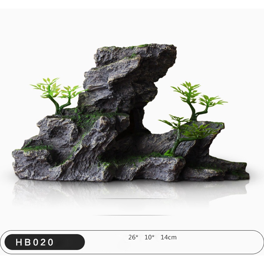 Đá Non Bộ Mini Trang Trí Bể Cá Nhiều Mẫu Lựa Chọn Chất Liệu Resin Tiểu ...