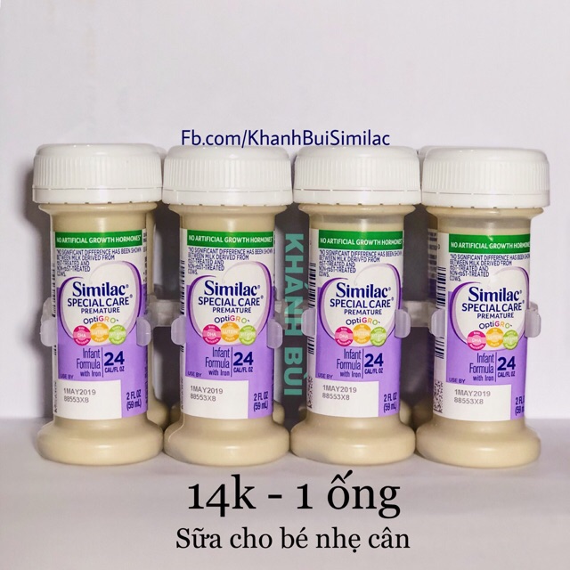 [48 ống] Sữa Similac nước Special Care Premature 24 kcal/fl oz | Shopee ...
