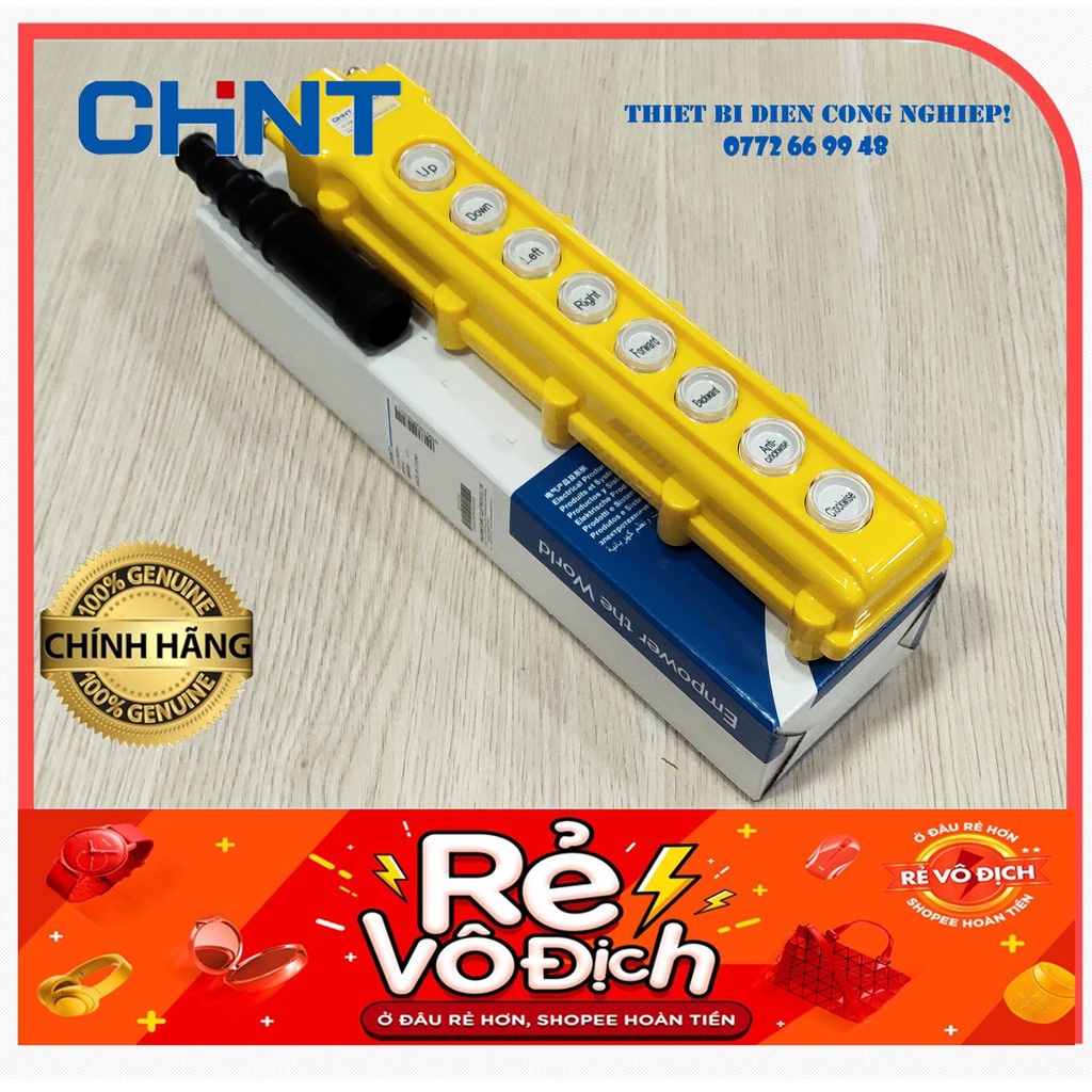 Công tắc điều khiển cần trục 8 nút NP3-4 Chint | Shopee Việt Nam