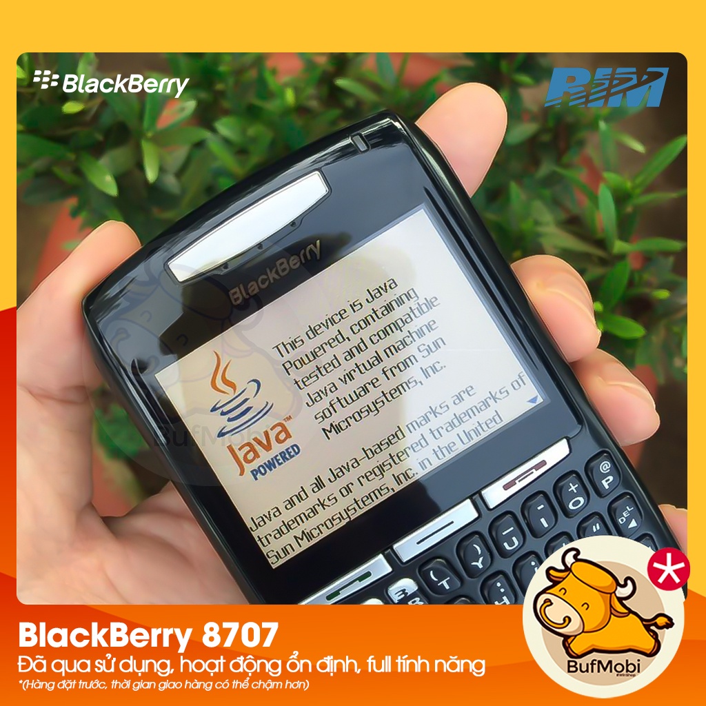 [Điện thoại] Blackberry 8707 Likenew, nguyên zin, nhiều nhà mạng ...