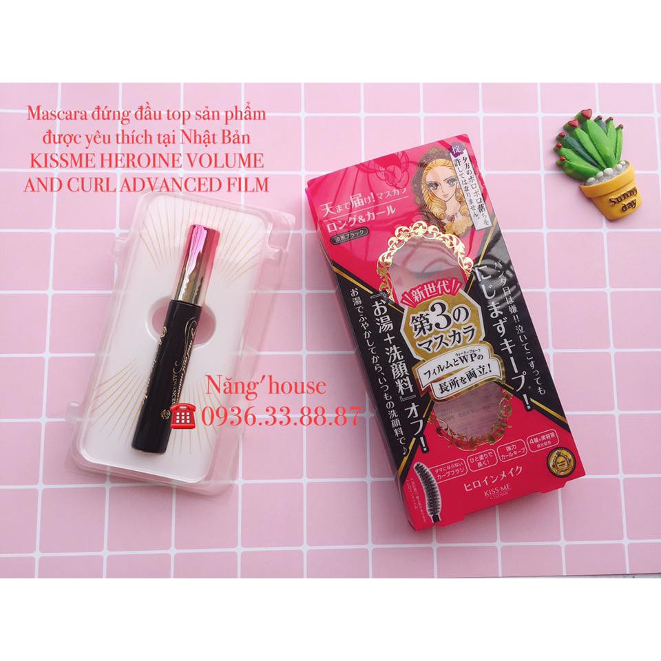 Mascara Isehan Kiss Me Heroine Make Volume And Curl Advanced Film Nhật ...