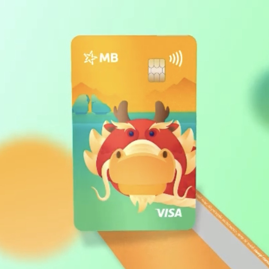 Thẻ hình 12 Con Giáp, thẻ MBBank - Phiên bản limited, Thẻ ATM VISA MB ...
