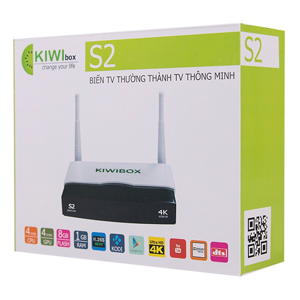 TV Box Kiwibox S2 - Hàng Chính Hãng - Bảo Hành 12 Tháng | Shopee Việt Nam