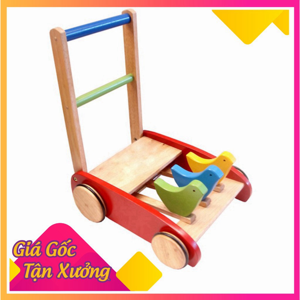 XE TẬP ĐI 3 CON CHIM BẰNG GỖ VIỆT NAM | Shopee Việt Nam