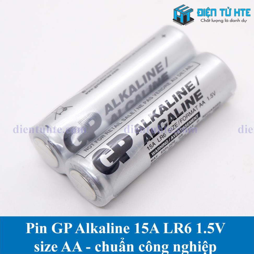 Pin AA 1.5V Alkaline GP Bạc 15A chuẩn Công nghiệp | Shopee Việt Nam