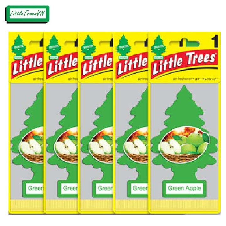COMBO 5 CÂY THÔNG THƠM LITTLE TREES - Green Apple | Shopee Việt Nam