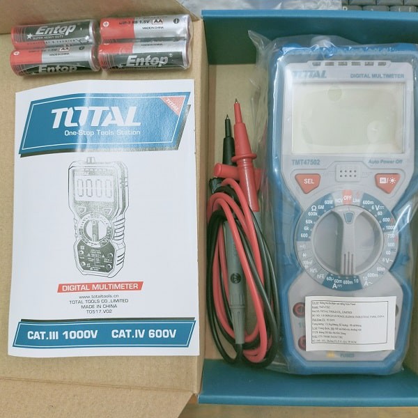 ĐỒNG HỒ ĐO ĐIỆN VẠN NĂNG TOTAL TMT47504 [CHÍNH HÃNG] ĐỒNG HỒ ĐIỆN V.O.M ...