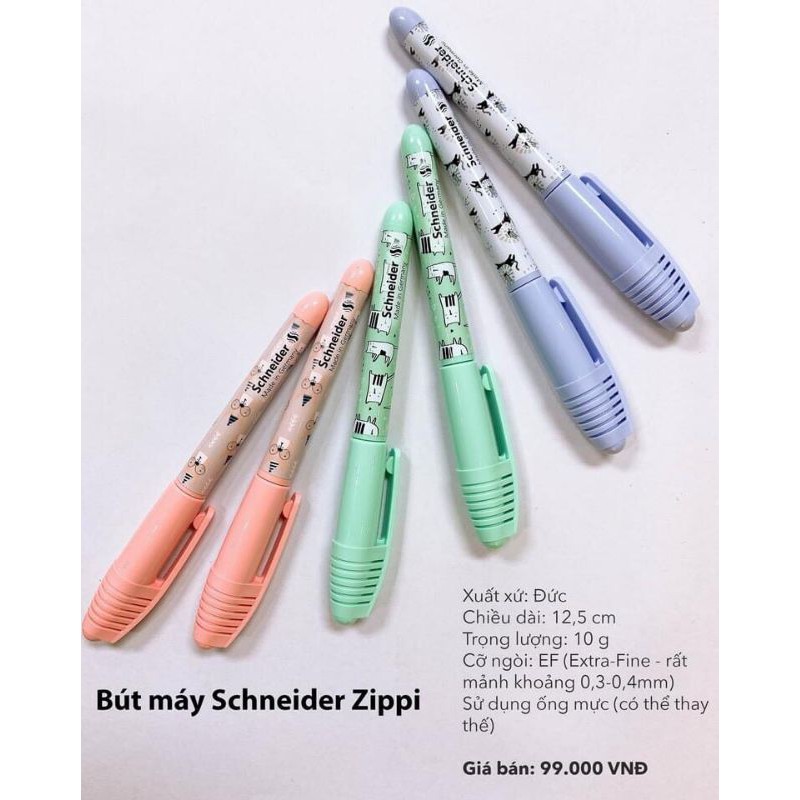 Bút máy Đức Schneider Zippi ngòi EF | Shopee Việt Nam