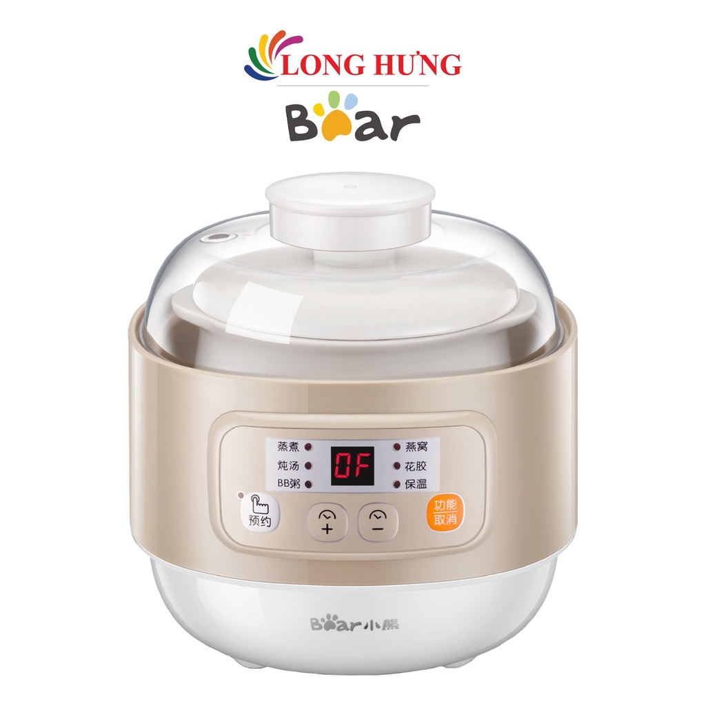 Nồi nấu chậm Bear 0.8 lít DDZ-A08G2/DDZ-A08D1 - Hàng chính hãng ...
