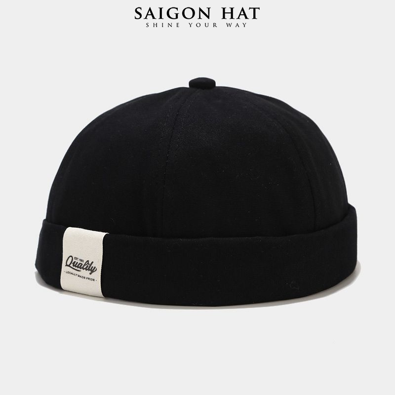 Mũ nón tròn miki hat nam nữ không vành tag Quality chuẩn form đẹp ...