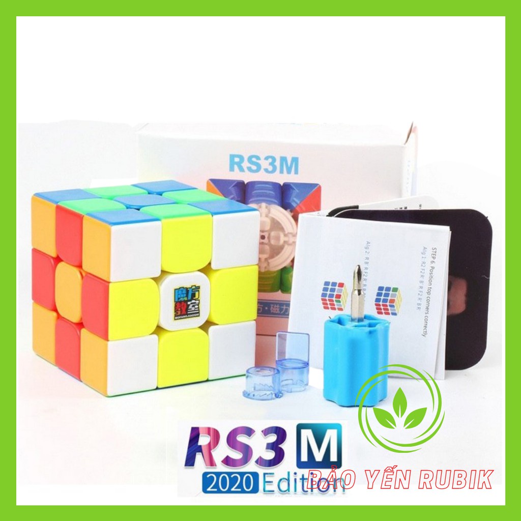 Rubik 3x3 RS3M 2020 MF3RS3 M Rubic Nam Châm 3 Tầng Stickerless MF3RS V3 M Hãng Mod ( Mã RB08 ...