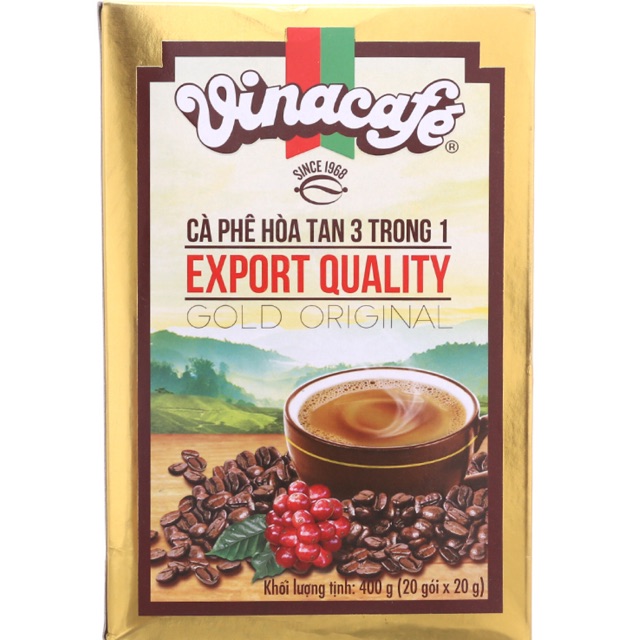 Vinacafe 3in1 hộp 20 gói x 20g | Shopee Việt Nam