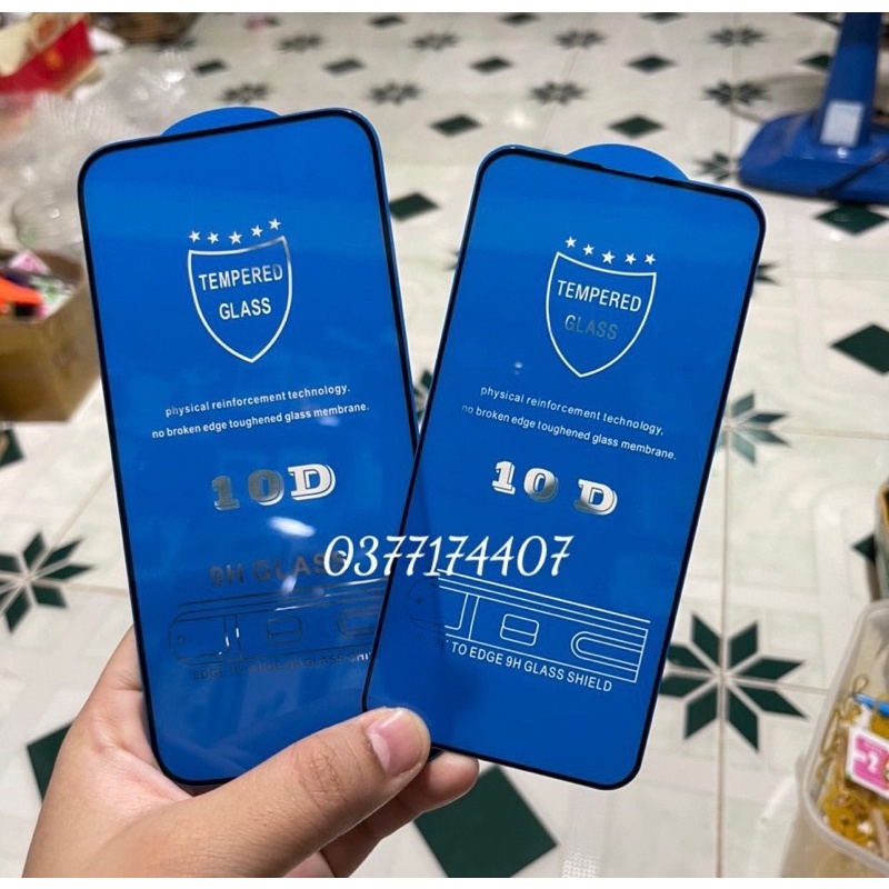 Kính cường lực 10D Full màn cho iPhone 14, 14 Plus, 14 Pro, 14 Pro Max Full màn hình cao cấp ...