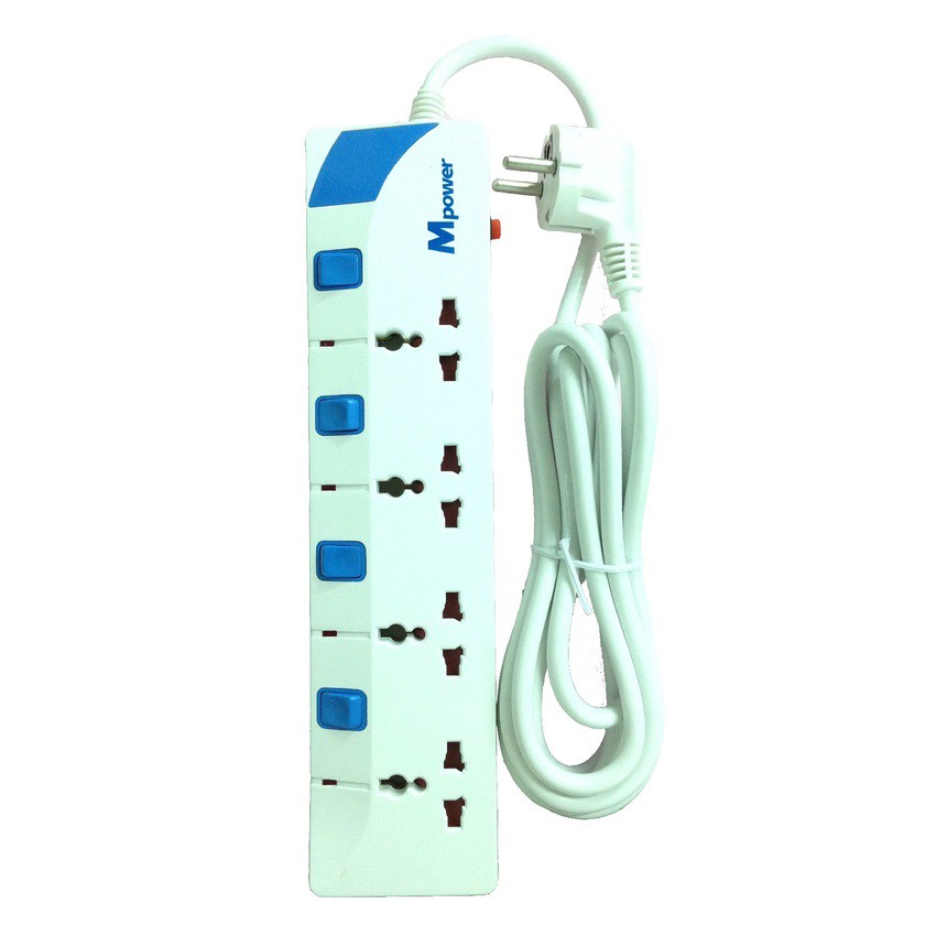 Ổ cắm điện Mpower MP-265S dây 5m - 6 ổ cắm - 6 công tắc | Shopee Việt Nam
