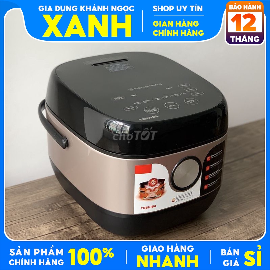 Nồi cơm cao tần Toshiba 1.8 lít RC-18IX1PV MỚI 100% Công nghệ cao tần ...