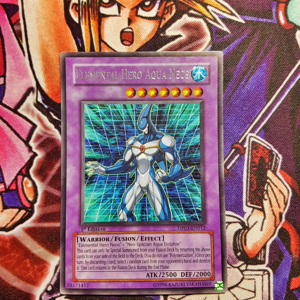Thẻ bài Yugioh chính hãng | Elemental HERO Aqua Neos | DP03 Rare ...
