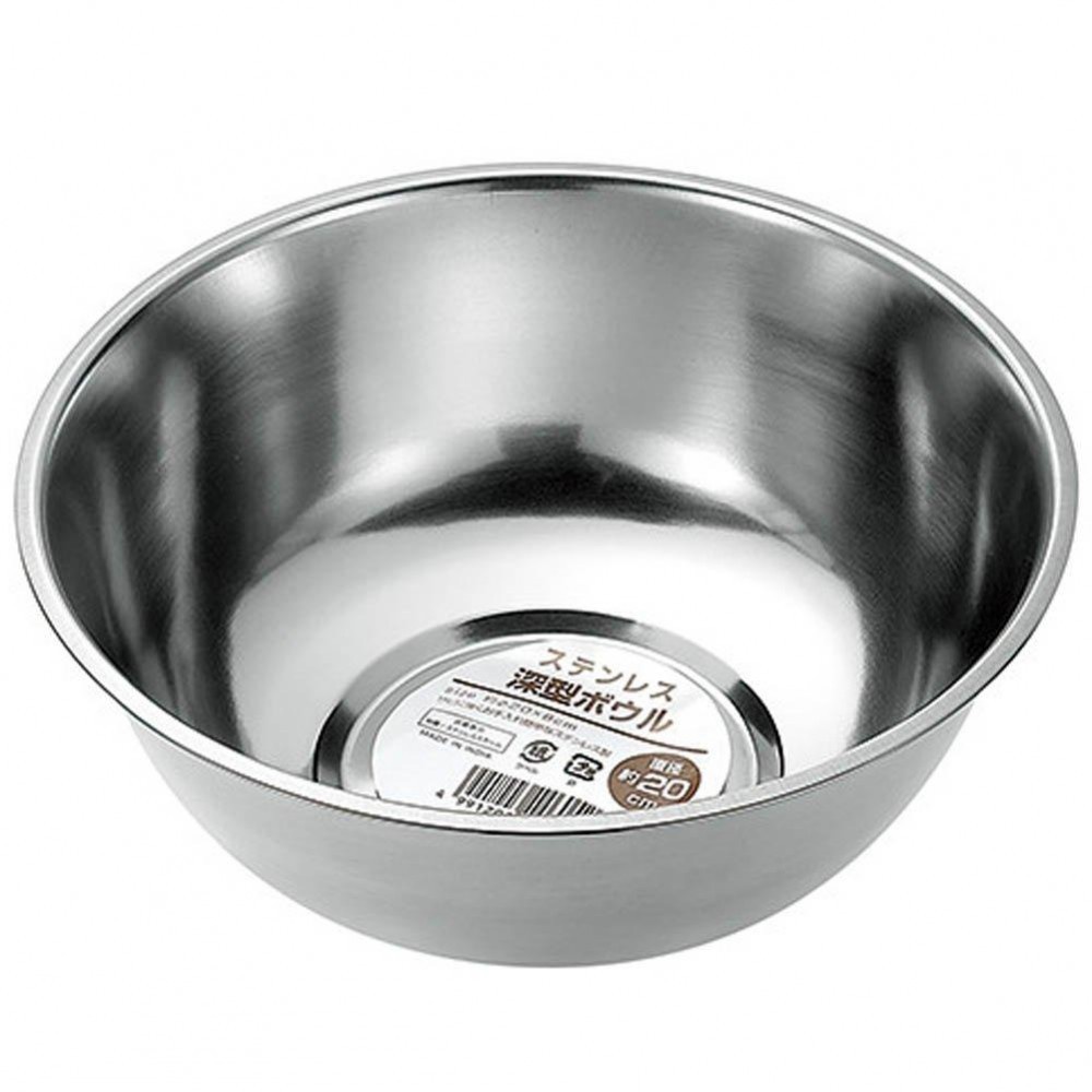 Tô ăn Inox thực phẩm Echo Metal Nhật Bản 18cm, 20cm, 21cm không hoen gỉ ...