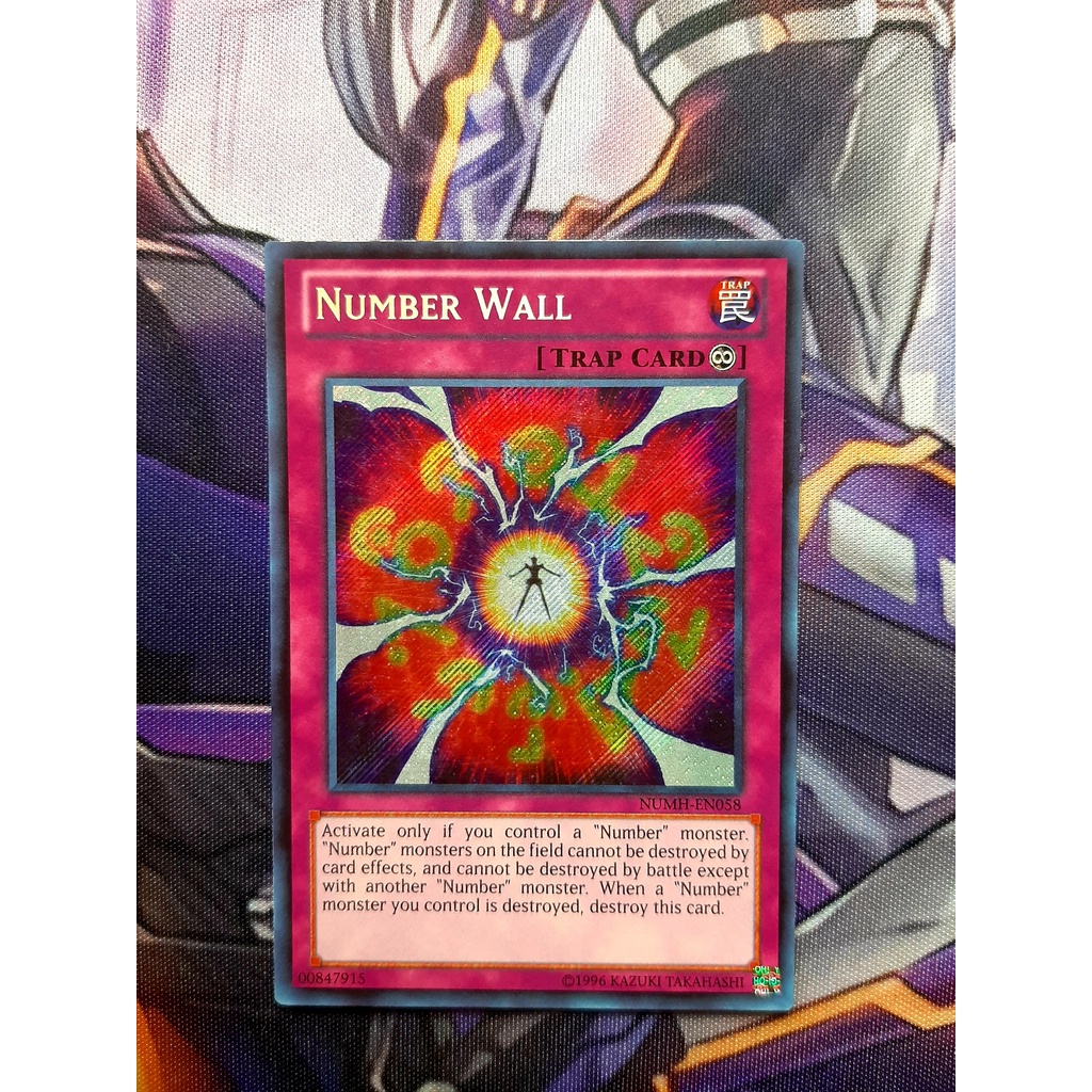 [ Đỗ Lạc Shop ] Thẻ Bài Yugioh Mint90 Trap Number Wall - NUMH-EN058 - Secret Rare | Shopee Việt Nam