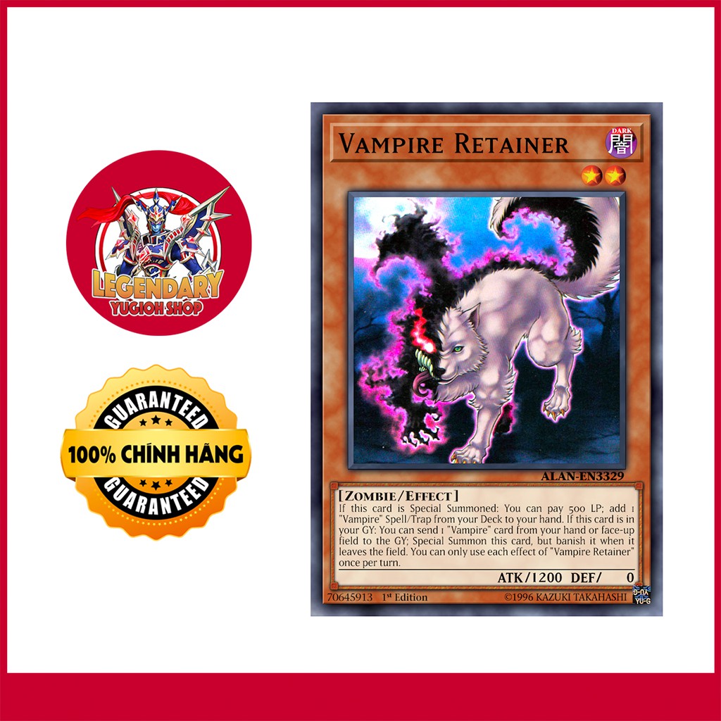[Thẻ Bài Yugioh Chính Hãng] Vampire Retainer | Shopee Việt Nam