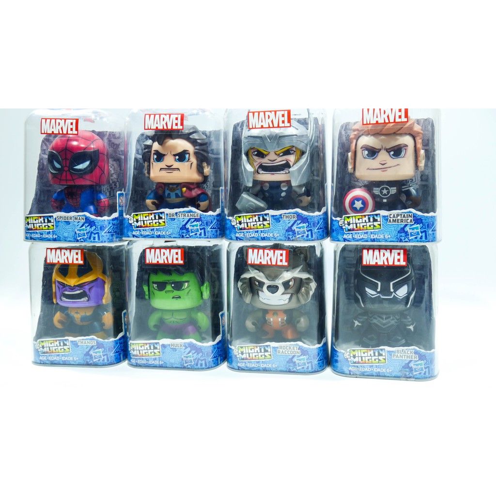 Đồ chơi Mô hình Mighty Muggs Marvel Siêu Anh Hùng (Full hộp) | Shopee ...