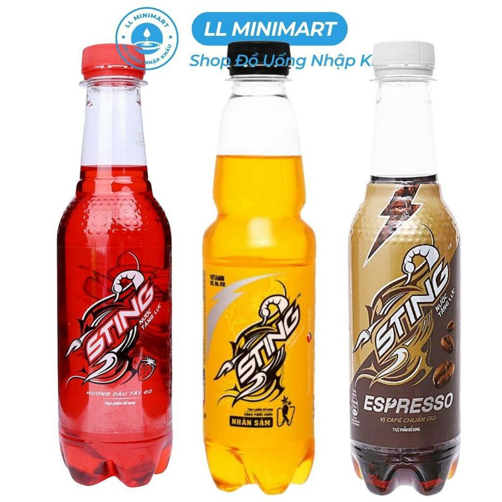 Nước Tăng Lực Sting Vàng Gold /Hương Dâu /Coffee Chai 330ML | Shopee ...