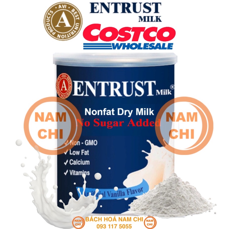 SỮA BỘT KHÔNG ĐƯỜNG ENTRUST NONFAT DRY MILK 400G | Shopee Việt Nam