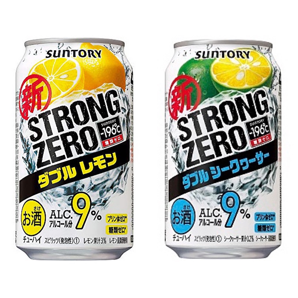 Nước giải khát Trái cây vị chanh lên men Suntory Strong Zero -196 350ml ...