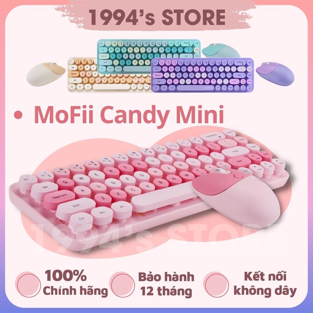 (SẴN) Bộ Combo bàn phím và chuột MoFii Ferris Mini Wireless 2.4G dùng ...